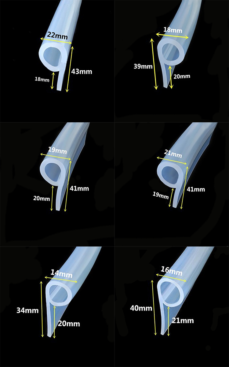 p shaped rubber sealing strip